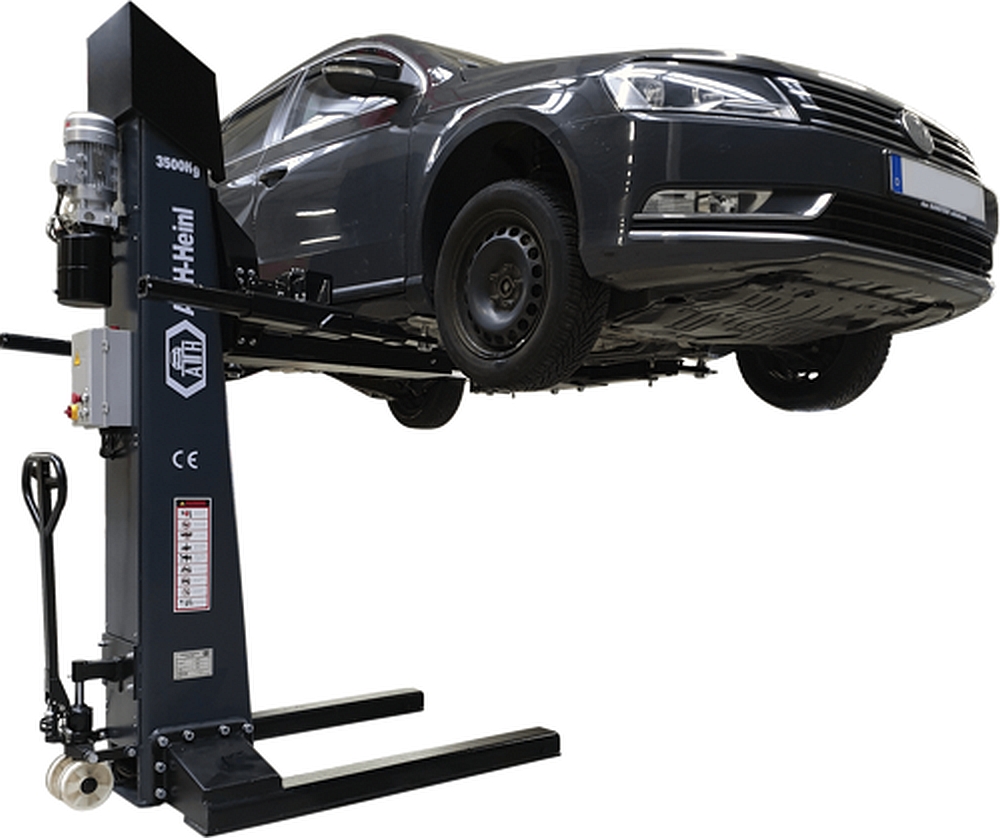 1-koloms hefbrug verrijdbaar 3500kg - 1- 2- en 4-koloms hefbruggen - MS