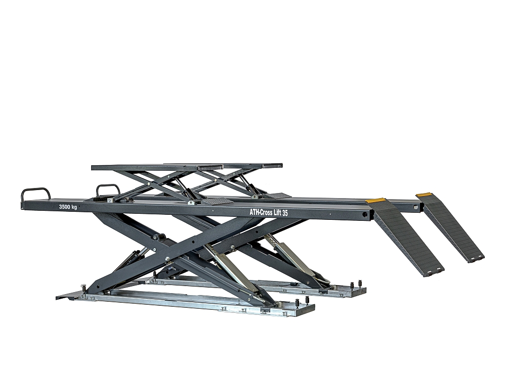 CrossLift 35 schaarbrug + sublift 3500kg - Schaar hefbruggen - MSH-Equi