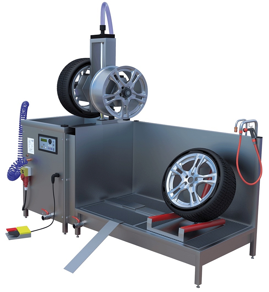 Ultrasoon bandenwassen RW302 Twin+AT200 - Banden en velgen wassen Ultra